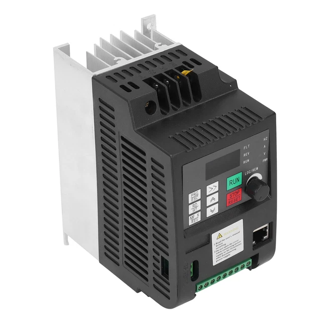 VARIABLE FREQUENCY DRIVE Vector Inverter 3 Phase VFD Converter 2.2KW 380V 5A $185.26 - PicClick AU