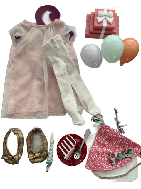 OUR GENERATION BIRTHDAY Surprise Party Accessories Set Preloved ...