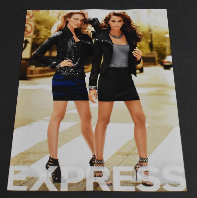 2010 PRINT AD Sexy Fashion Long Legs Lady Blonde Brunette Express ...
