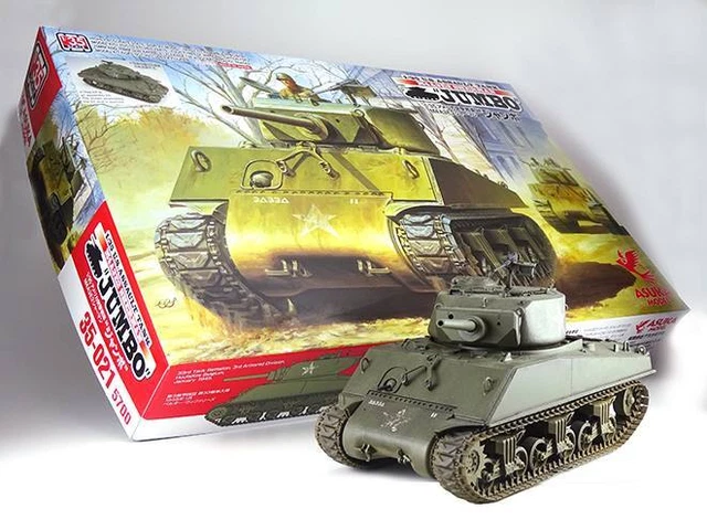 ASUKA MODEL 1/35 US Assault Tank M4A3E2 Sherman "Jumbo" $74.50 ...