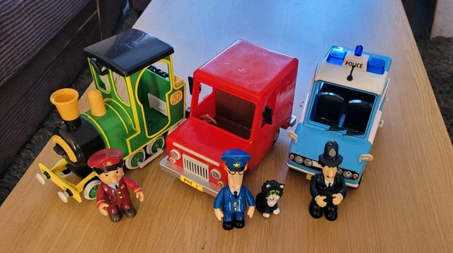 POSTMAN PAT TOYS Bundle Van, Train, Police Car, Figures, Jess 2003 ...