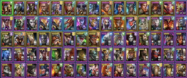 RAID SHADOW LEGENDS - lvl 65 - Taras, Yumeko, Kymar, Gnut, Arbitre ...