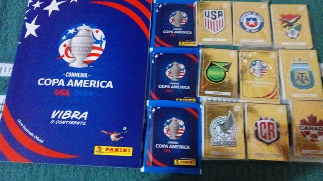 PANINI COPA AMERICA 2024 empty Album full set brazil packs 430 stickers ...