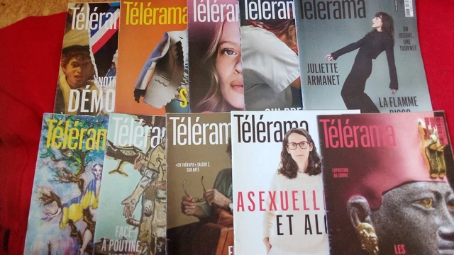 10 TÉLÉRAMA N° 3760-3761-3762-3763-3764-3765-3766-3768-3769-3770 EUR 25 ...