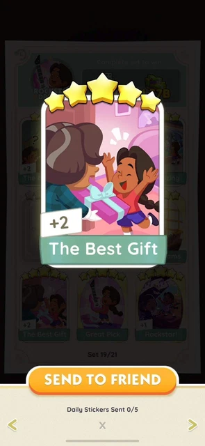 MONOPOLY GO - Making Music- 5 Star Sticker ⭐️⭐️⭐️⭐️⭐️- Set 19 The Best ...