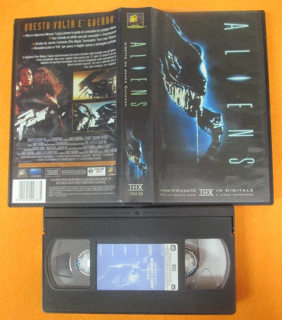 1997 VHS FILM ALIENS James Cameron 20TH CENTURY FOX 1504 SA (F159) NO ...