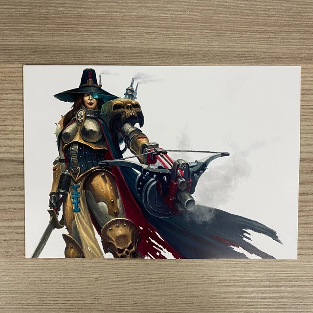 INQUISITOR KATARINYA GREYFAX Warhammer 40,000 Estampe Carte Games ...