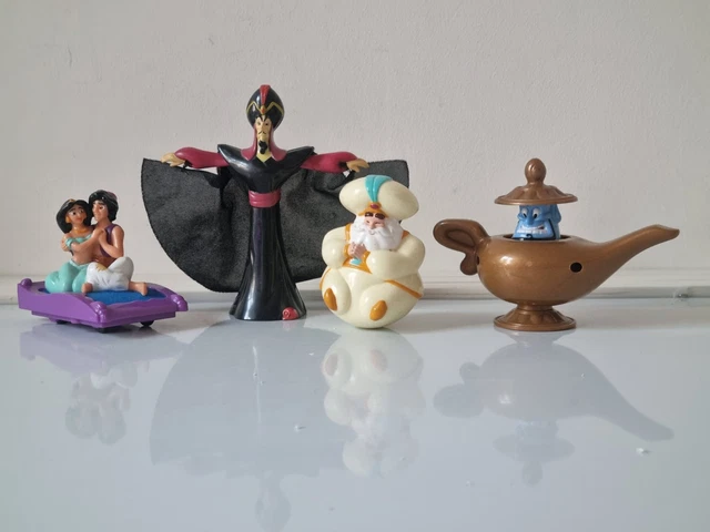 MCDONALDS DISNEY ALADDIN full set of Happy Meal Fast Food Toys. UK 1993 ...