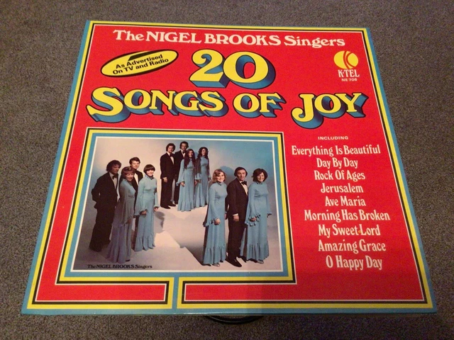 THE NIGEL BROOKS Singers 20 Songs Of Joy LP £4.02 - PicClick UK