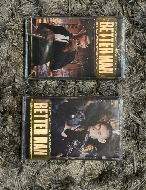 ROBBIE WILLIAMS - Better Man 2 Cassette Bundle (Gold & Silver) Movie ...