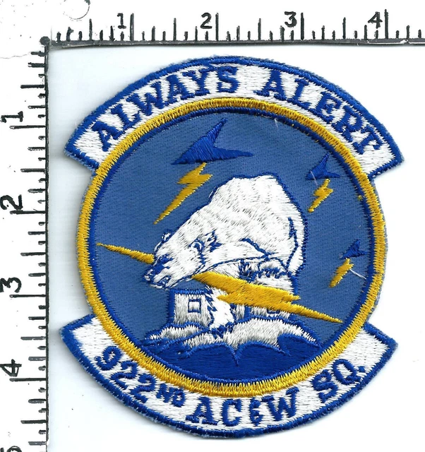 AUTHENTIC USAF ADC patch (1950's-60's) 922nd Aircraft Control & Warning ...