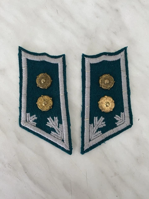 WW2 FINNISH FINLAND m36-39 Tunic Rank Collar Patches Infantry Officer ...