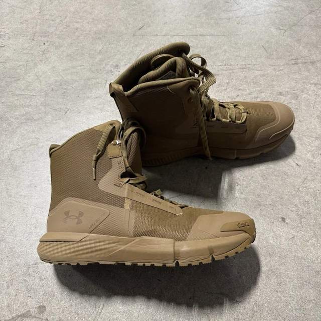 UNDER ARMOUR TACTICAL Boots UA Charged Valsetz 8" Combat Worn 1x Beige ...