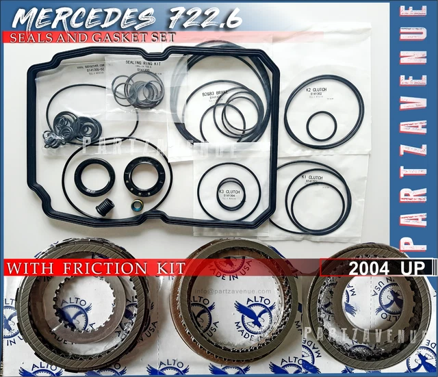GEARBOX OVERHAUL REPAIR Kit Mercedes 722.6 Friction Kit 2004 With Seals ...