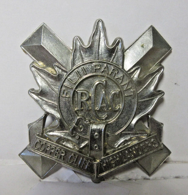 COPPER CLIFF HIGHLANDERS Royal Canadian Army Cadets Cap Badge $15.00 ...