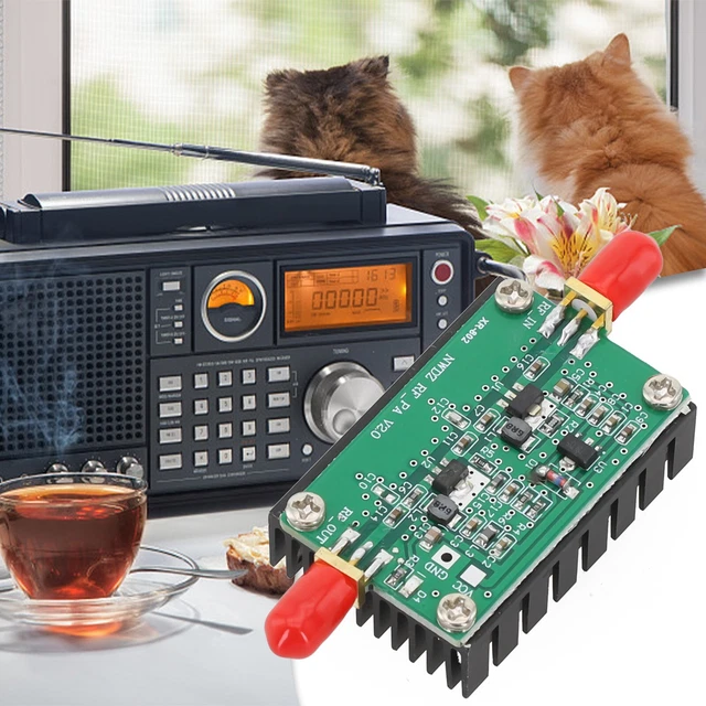HIGH FREQUENCY VHF UHF FM Transmitter RF Power Amplifier for Ham Radio ...