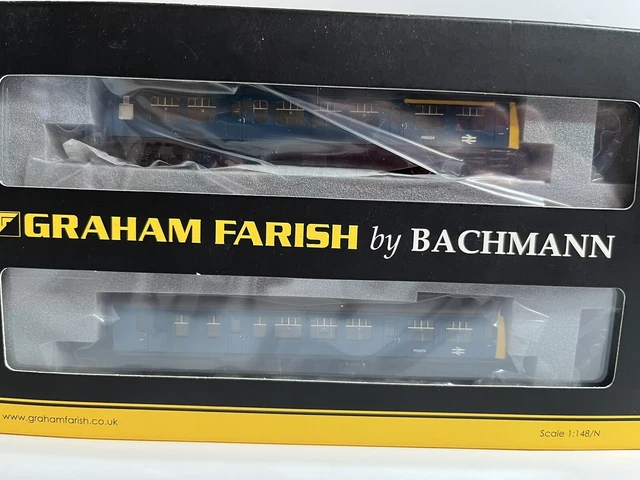GRAHAM FARISH CLASS 108 DMU 371-876 BR Blue Livery 2 Car N Gauge ...