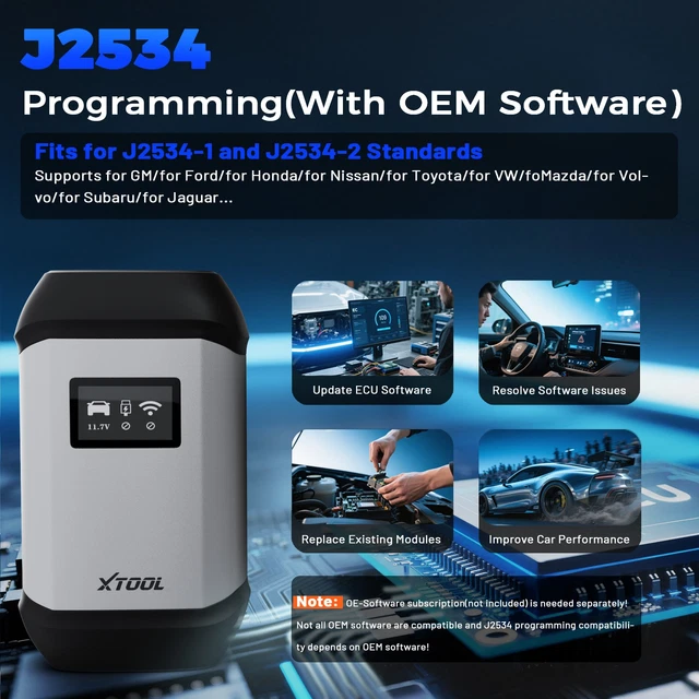 XTOOL X100 MAX2 OBD2 Scanner J2534 ECU Programming IMMO Key Programming ...