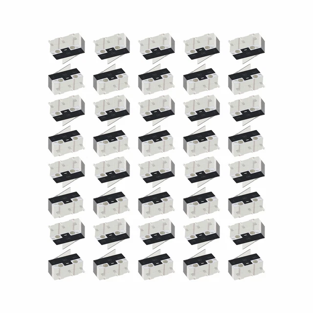 40X MICRO LIMIT Switch Long Hinge Lever AC 125V 2A 3 Pin SPDT for Audio ...