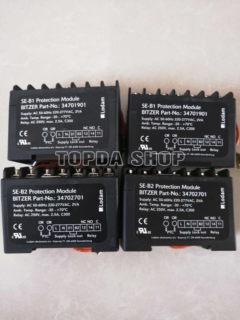 FOR BITZER COMPRESSOR Protector SE-B1 Motor Protection Module 34701901 ...