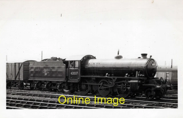 RAILWAY PHOTO 6X4 ex LNER K1 2-6-0 62037 Freight at unknown location ...