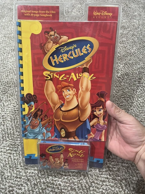NEW DISNEY'S HERCULES Sing-Along Audio Cassette w/ Songbook £10.83 ...