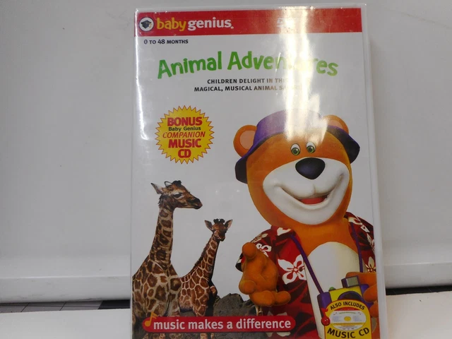 BABY GENIUS ANIMAL Adventures DVD £7.54 - PicClick UK