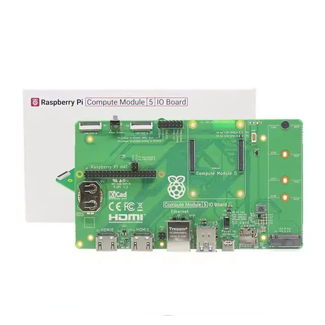 RASPBERRY PI COMPUTE Module 5 IO Board (Carrier board) for CM5 ...