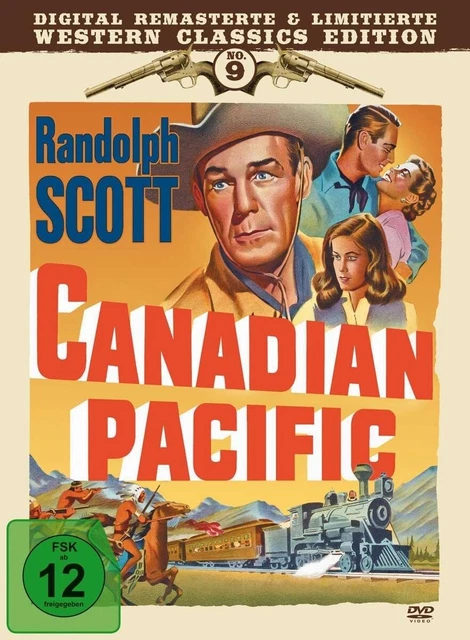CANADIAN PACIFIC (1949)[DVD Mediabook/NEU/OVP] Western mit Randolph ...
