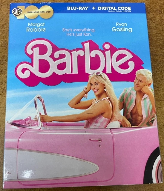 Barbie 2023 Dvd Margot Robbie Ryan Gosling New And Sealed Blu Ray