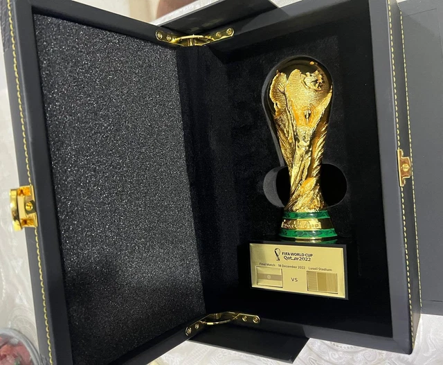 QATAR 2022 FIFA World Cup Trophy with Flags FINAL MATCH V ARGENTINA ...