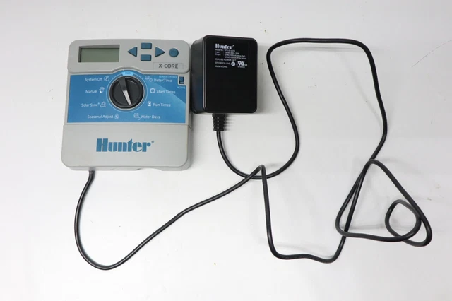 HUNTER SPRINKLER XC400I X-Core 4-Station Indoor Irrigation Controller ...