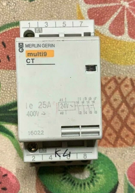 SCHNEIDER MERLIN GERIN Multi9 Ct Contattore 25A 400V Art. 16022 EUR 14 ...