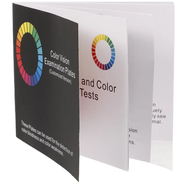 TESTING CHART BOOK Color Chart Color Visual Test Book for Color £5.45 ...