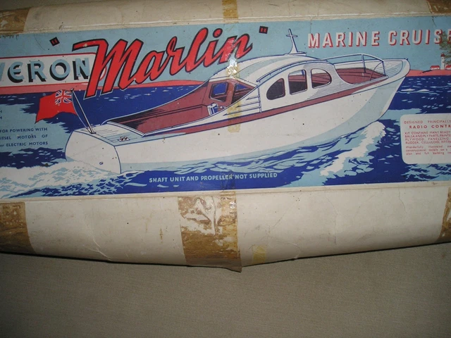 VERON MARLIN VINTAGE R/C Model Boat Plan + Templates + Instructions £16 ...