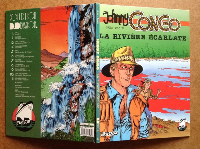 EDDY PAAPE GREG Johnny Congo 1 Rivière écarlate , Album BD Eo Lefrancq ...