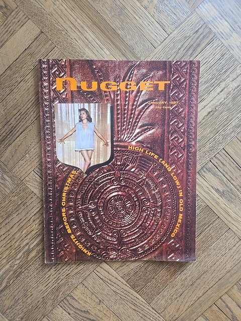 NUGGET MAGAZINE #7 January 1957 Pin-ups Satire for Men Sexy Magazine £ ...
