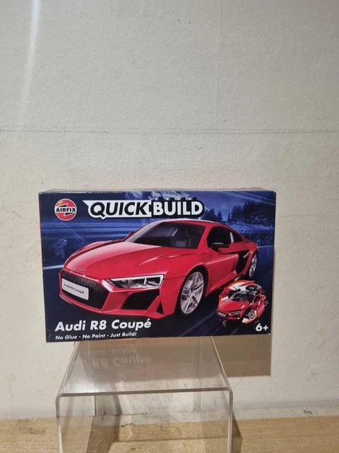 AIRFIX QUICKBUILD AUDI R8 Coupe Model Car Kit No Glue, No Paint,Just ...