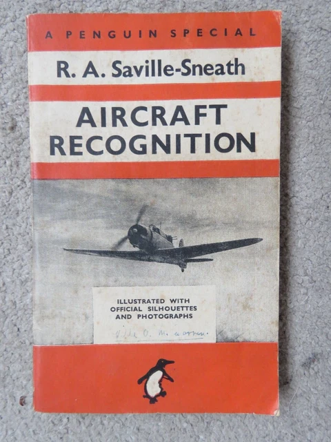 1941 AIRCRAFT RECOGNITION by RA Saville-Sneath EUR 3,64 - PicClick IT