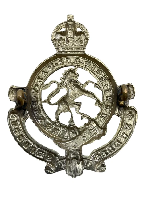 WW2 CANADIAN GGHG Governor Generals Horse Guards Regiment Cap Badge $27 ...