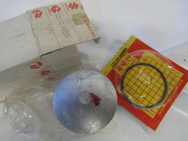 NOS SUZUKI 1977-78 RM80 RM 80 OEM Piston & Bague Standard Std EUR 46,87 ...