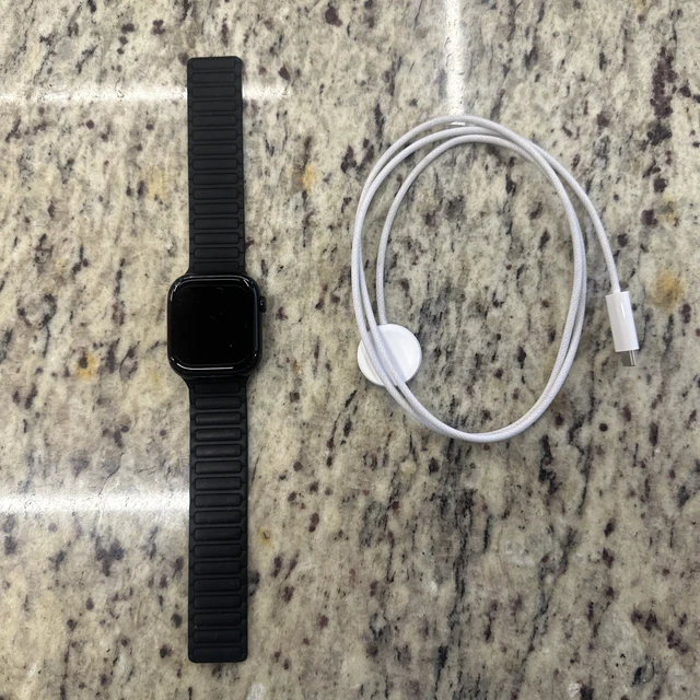APPLE WATCH SERIES 10 (GPS) 46mm w/ Magnetic Band Jet Black MWWQ3LW/A ...