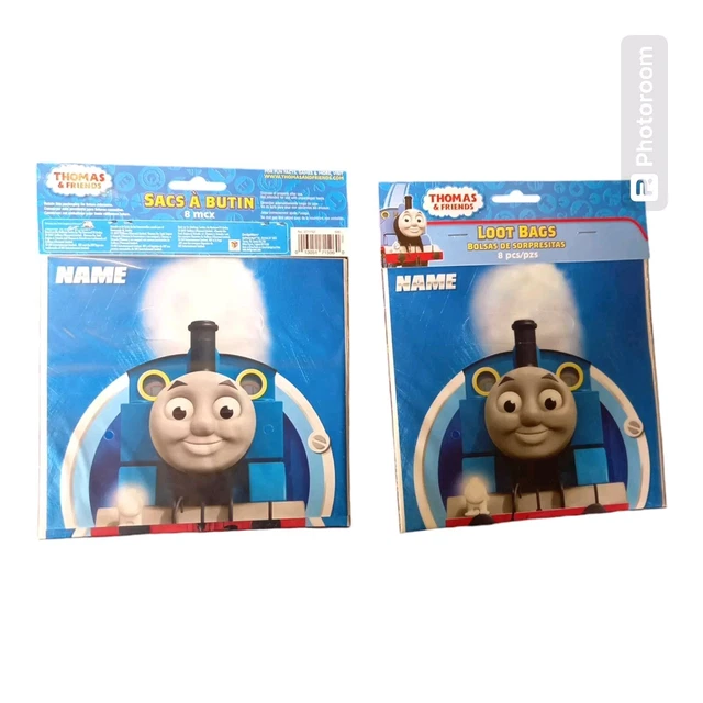THOMAS THE TANK ENGINE LOOT BAGS Birthday Party Supplies Kids X16 (2 ...
