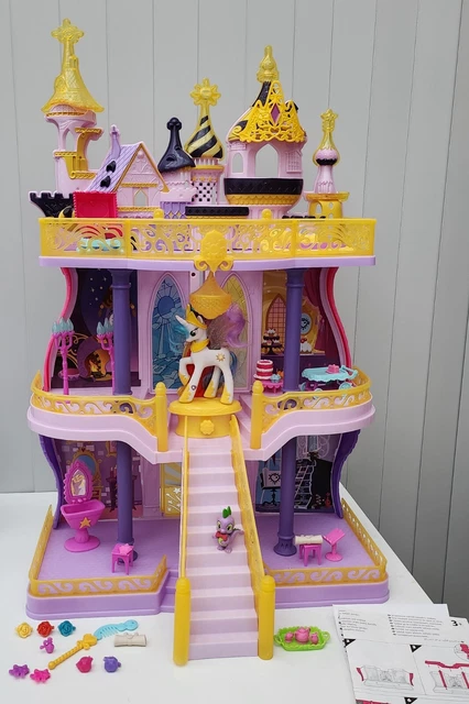 MY LITTLE PONY g4 Cutie Mark Magic Canterlot Castle Celestia & Spike ...