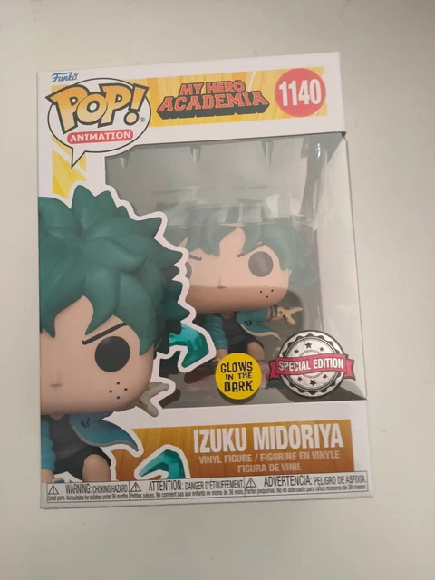 FUNKO POP ! 1140# Izuku Midoriya Glow in the dark - My Hero Academia ...