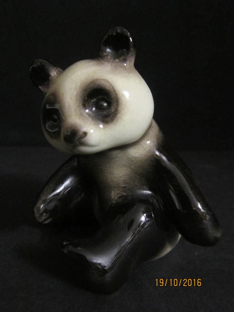 GOEBEL PORZELLAN FIGUR Panda Bär, alt 36004-07, tolle Ausformung EUR 27 ...