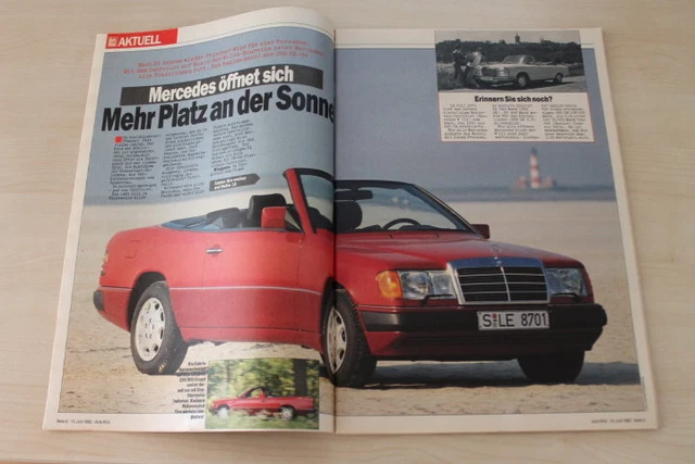 AUTO BILD 11577) Mercedes 300 CE-24 Cabrio W124 mit 220PS in einer ersten Vorste EUR 4,95 ...