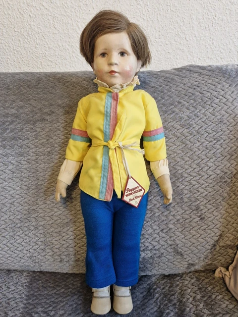 DDR KÄTHE KRUSE Puppe Friedebald Puppenwerkstätten Bad Kösen mit ...
