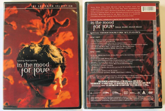 IN THE MOOD For Love Wong Kar Wai Criterion Region 1 Ntsc Dvd 2 Disc EUR 22,13 - PicClick IT