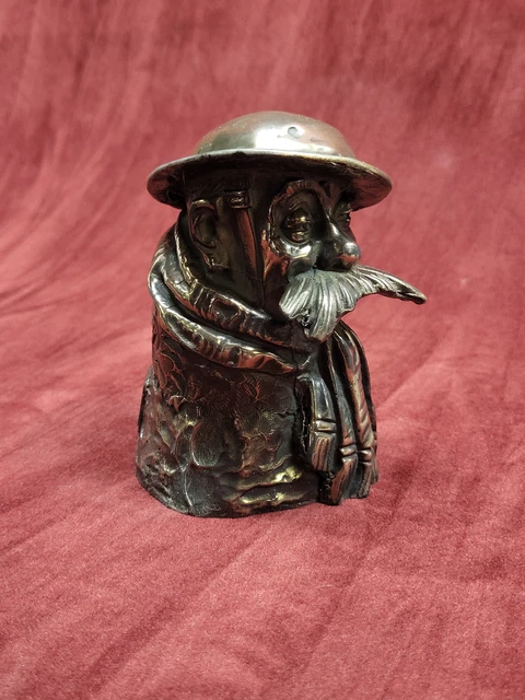 OLD BILL WW1 cartoon character in cold cast Bronze- Made to order £34. ...